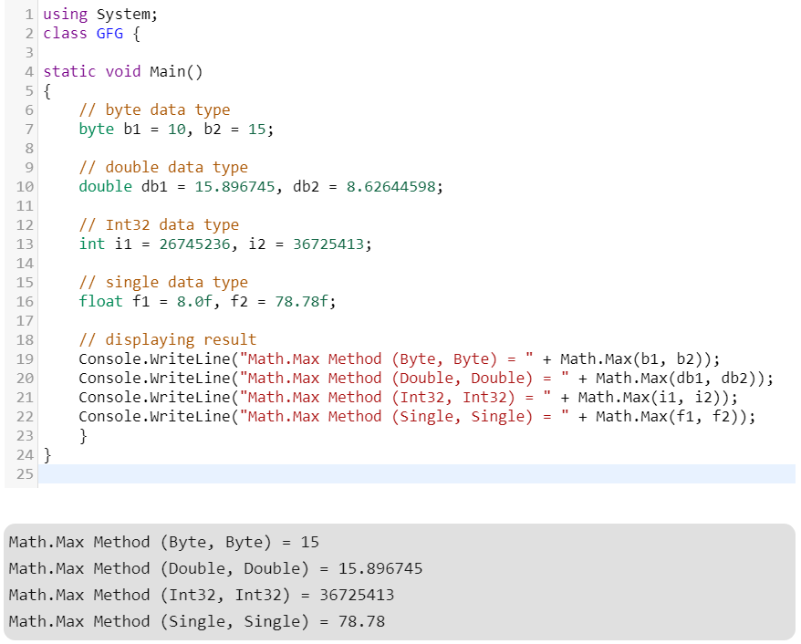 آموزش کلاس Math در سی شارپ | آتریا