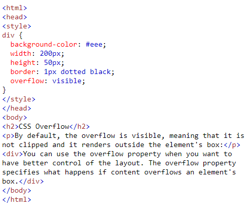 ویژگی Overflow در CSS | آتریا