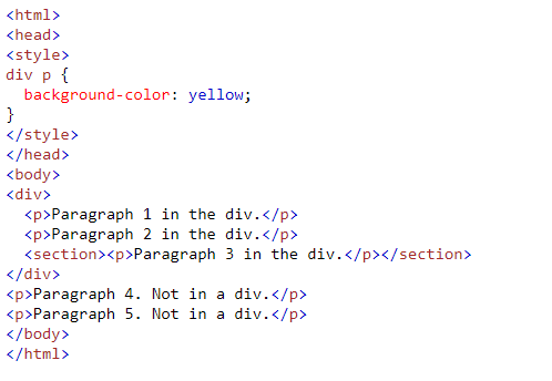 Combinator ها در CSS | آتریا